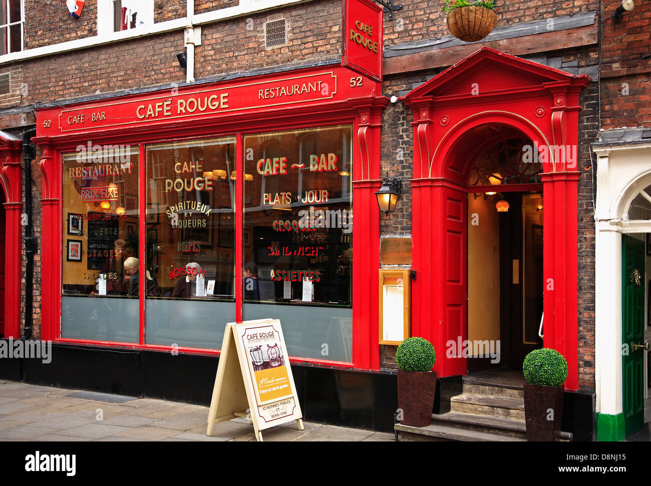 Cafe Rouge Low Petergate York Yorkshire England UK United Kingdom EU ...