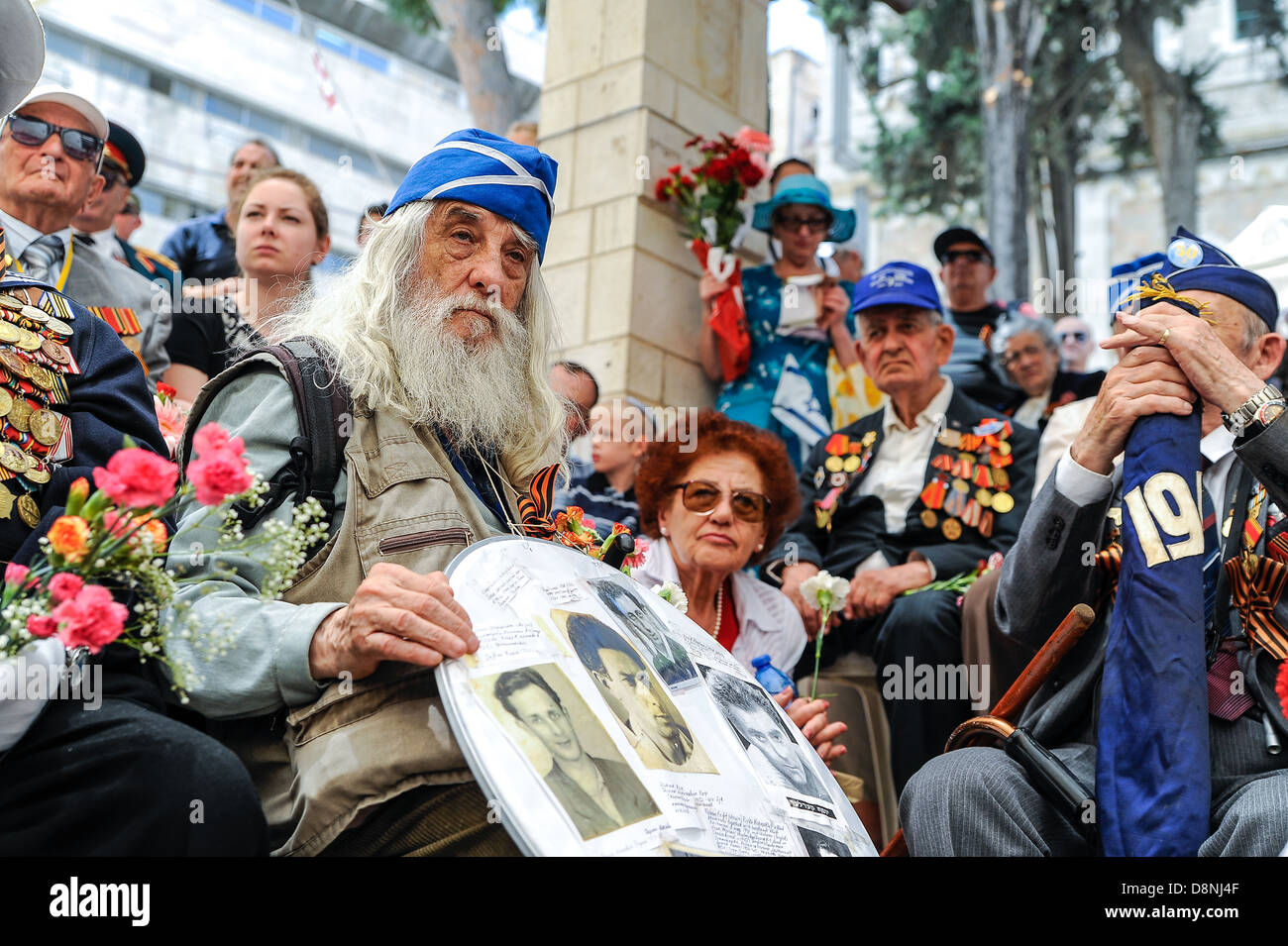 World War II Soviet veterans at celebration of 9th may, victory day in ...