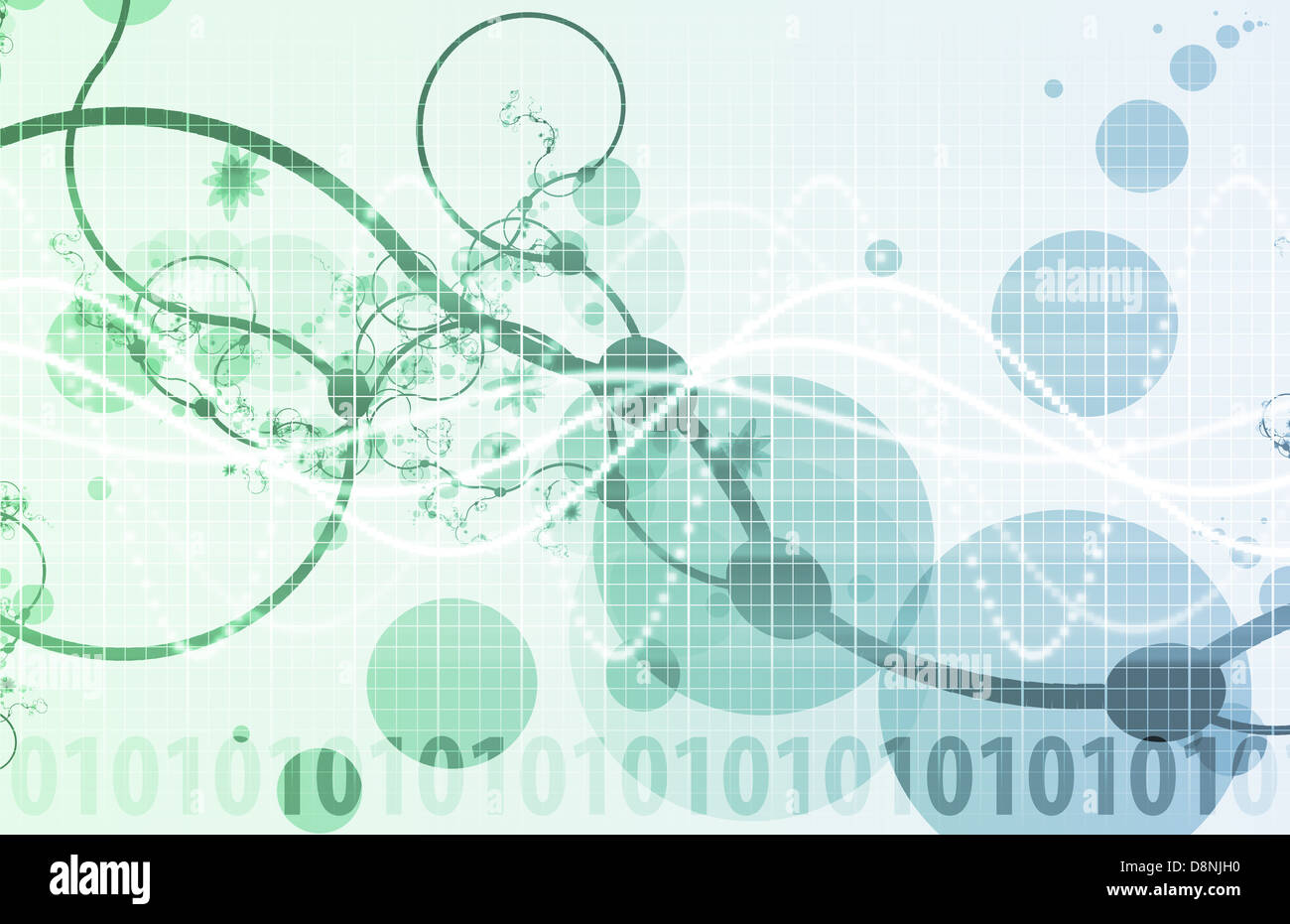 Abstract Background with a Technology Theme Art Stock Photo - Alamy