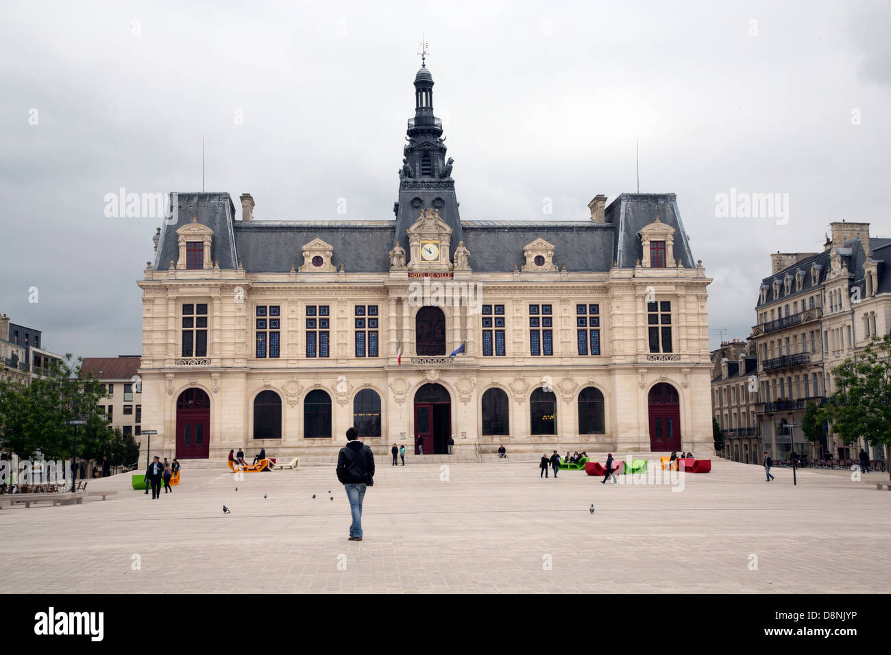 Poitiers Town Hall Mairie mayor public building Stock Photo - Alamy