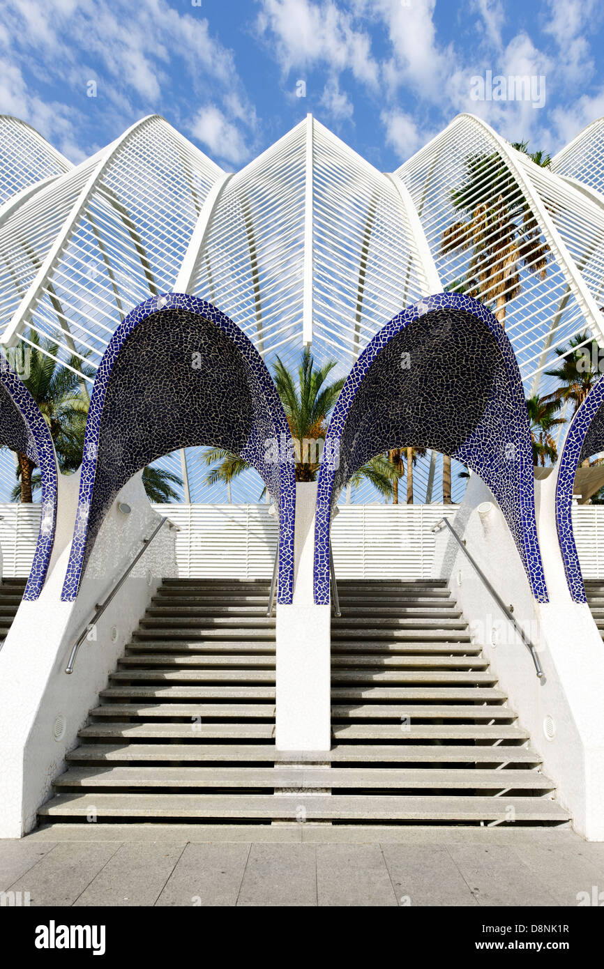 Entrance area, L'Umbracle, Ciudad de las Artes y las Ciencias, Valencia ...