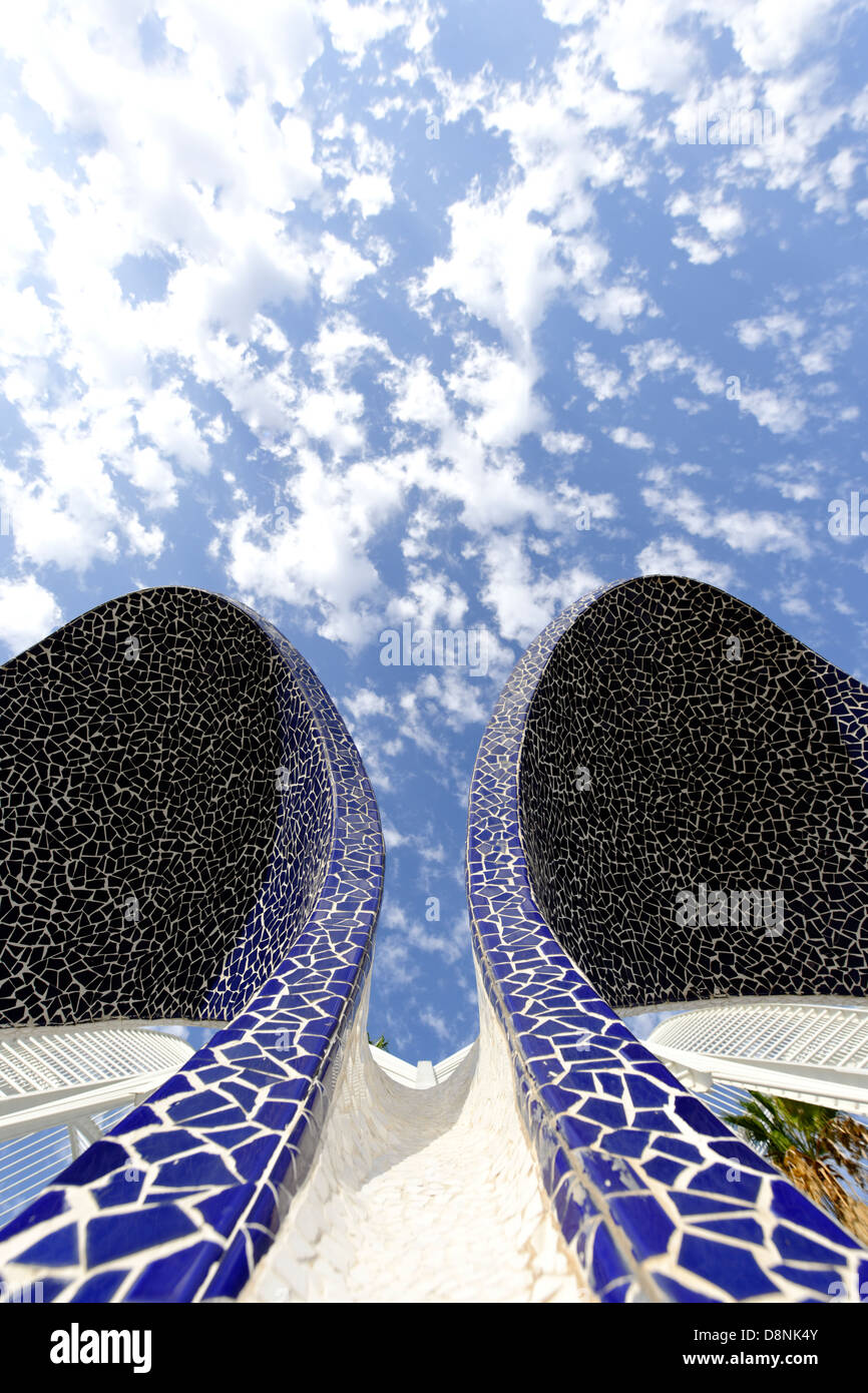 Entrance area, L'Umbracle, Ciudad de las Artes y las Ciencias, Valencia ...
