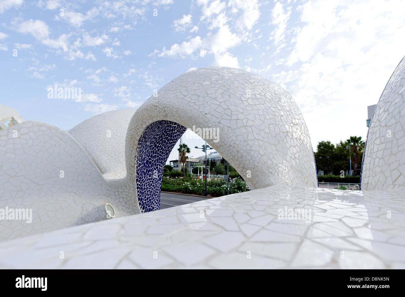 L'Umbracle, Ciudad de las Artes y las Ciencias, Valencia, Spain Stock ...