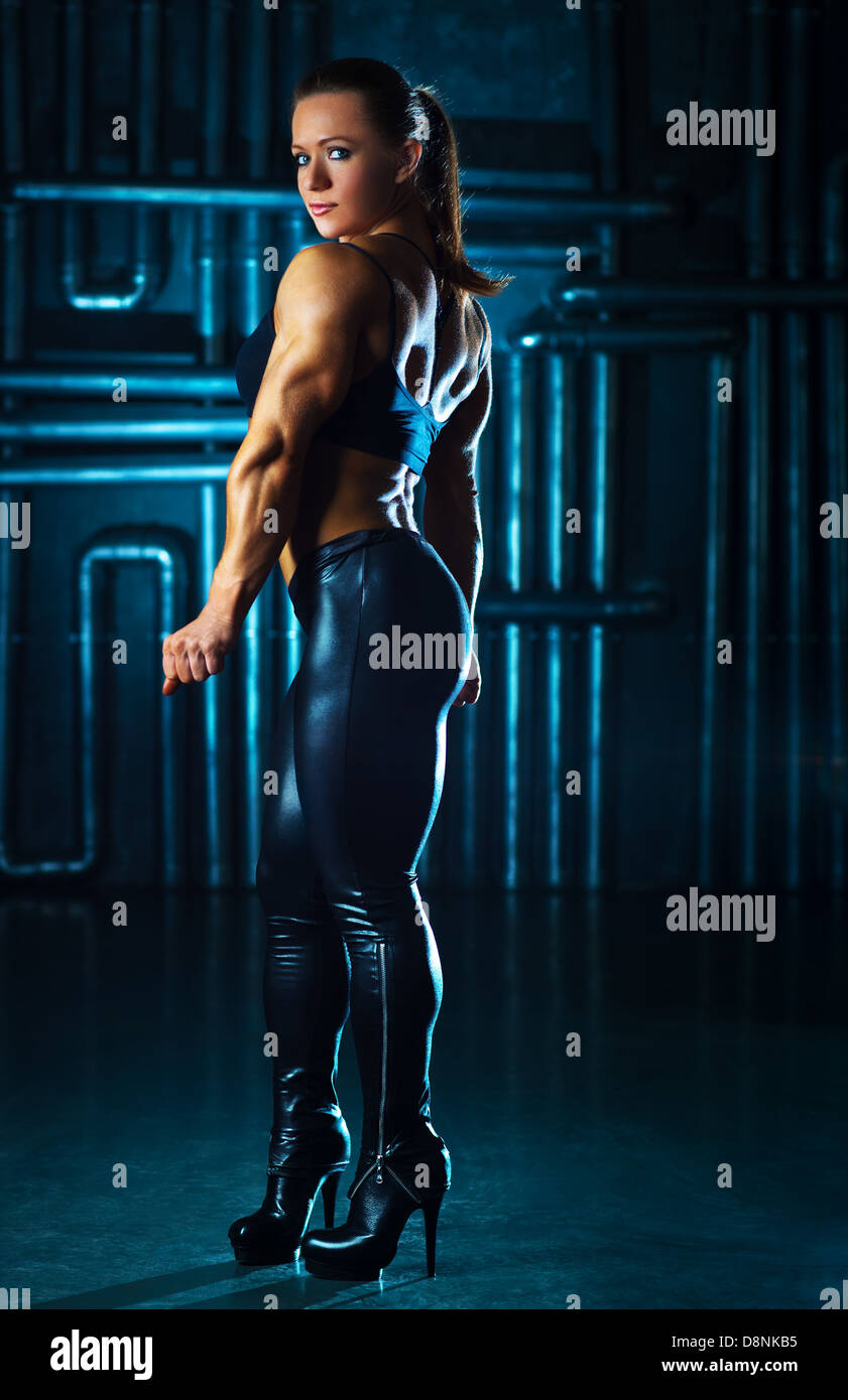 Portrait gym black woman hi-res stock photography and images - Alamy