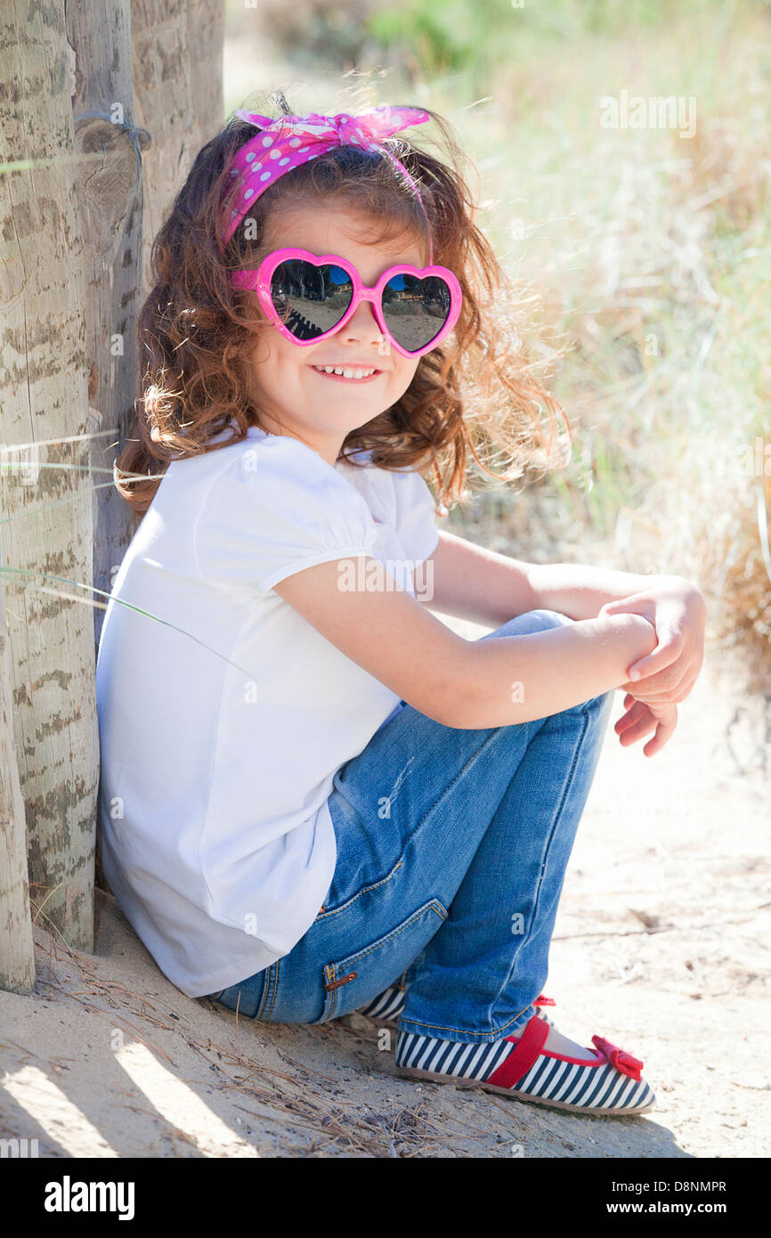 Kid in shades hi-res stock photography and images - Alamy