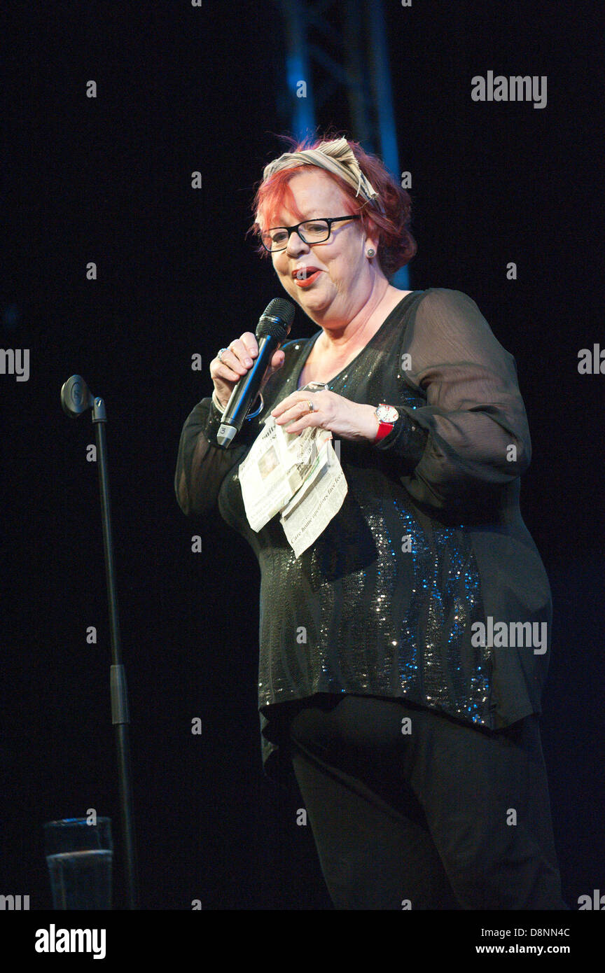 Hay-on-Wye, UK. 1st June 2013. Jo Brand gives a Stand-up comedy ...