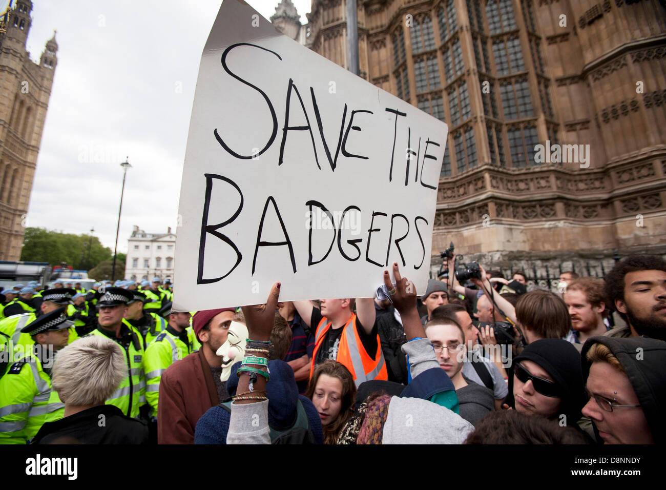 London, UK. 1st June, 2013. Rally at Westminster against the BNP ...