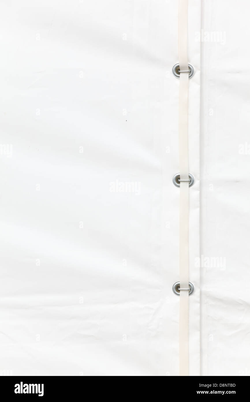 white tarp or waterproof tarpaulin detail background Stock Photo - Alamy