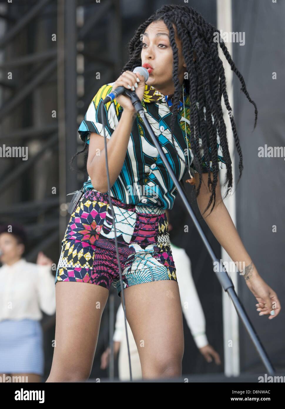 Solange knowles performing in 2013 hi-res stock photography and images ...