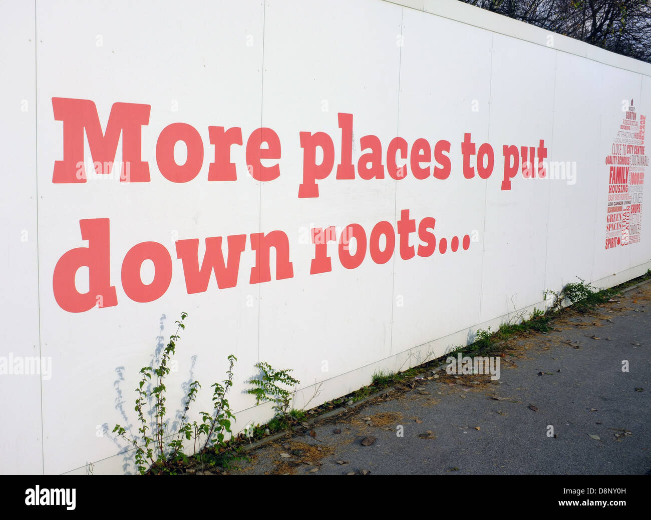 Housing redevelopment sign hi-res stock photography and images - Alamy