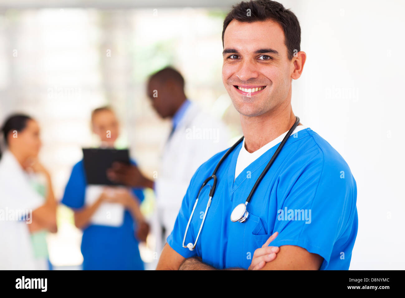 smart medical surgeon portrait in hospital Stock Photo - Alamy