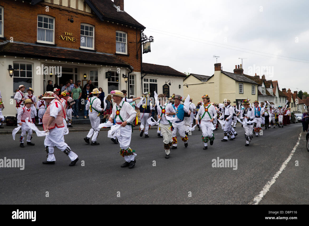 Morris dance dancing thaxted hi-res stock photography and images - Alamy