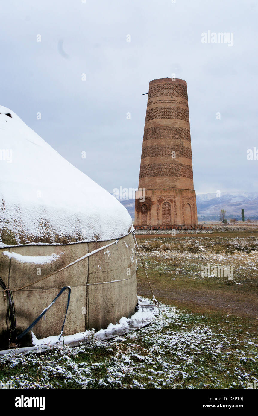 Burana tower hi-res stock photography and images - Alamy