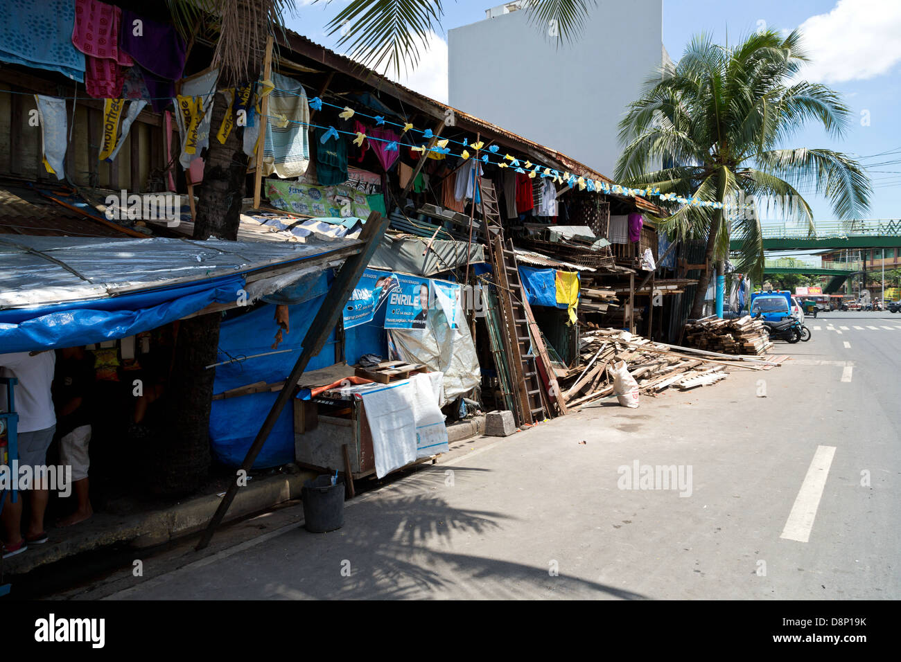 Junk Shop for used Construction Material in Manila, Philippines Stock ...