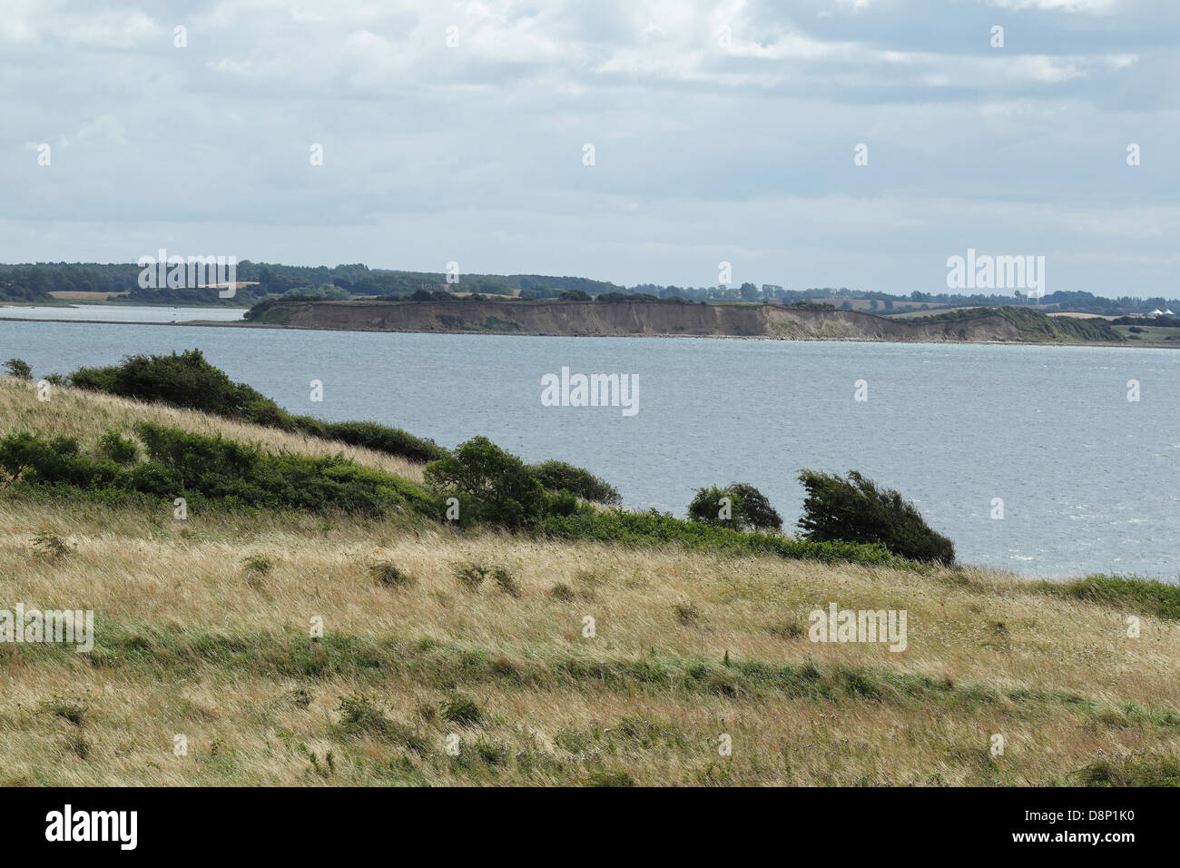 Fyns Hoved. Head of Funen, Denmark. Moraine landscape with tickets ...