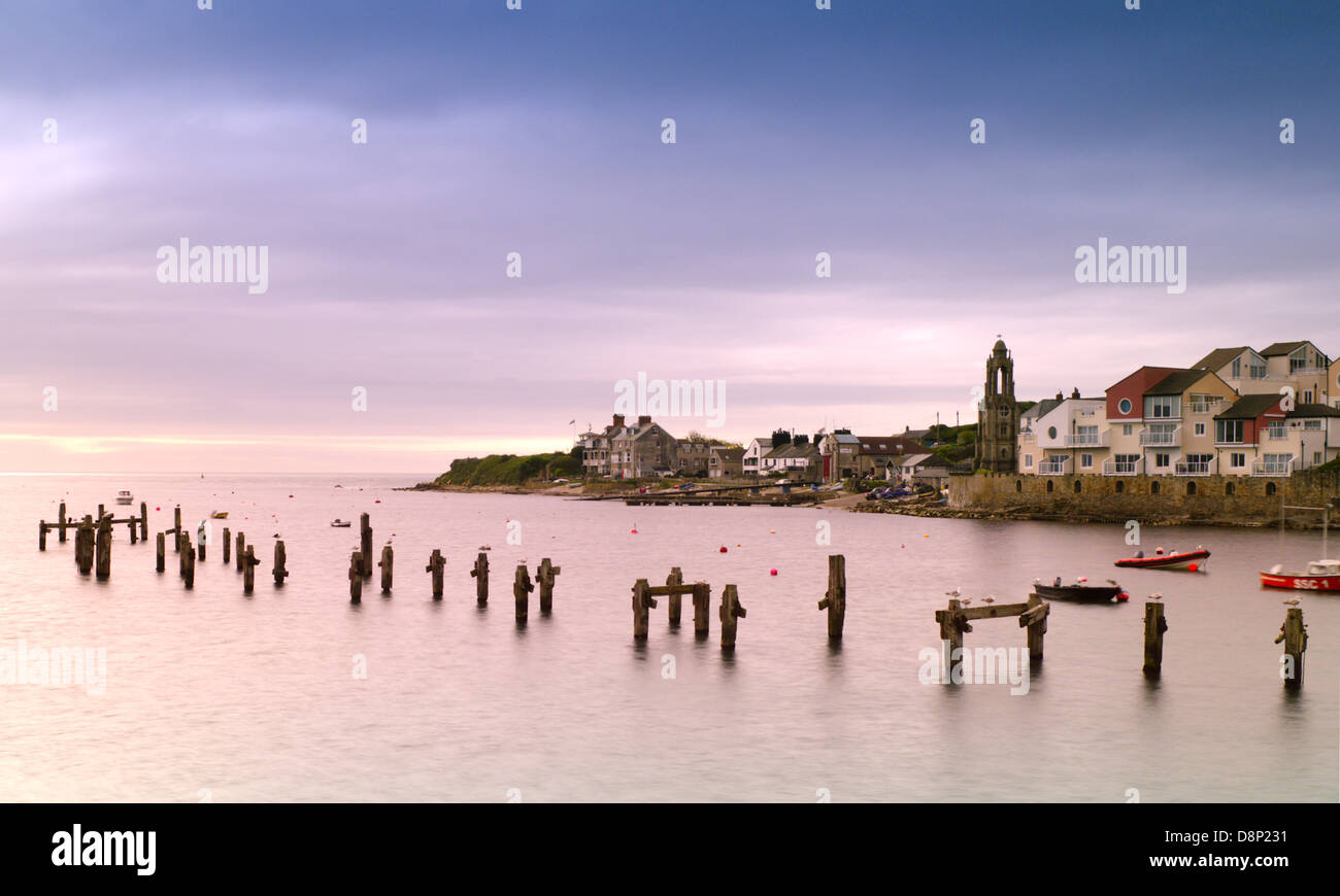 The old pier at Swanage, Dorset, UK Stock Photo - Alamy