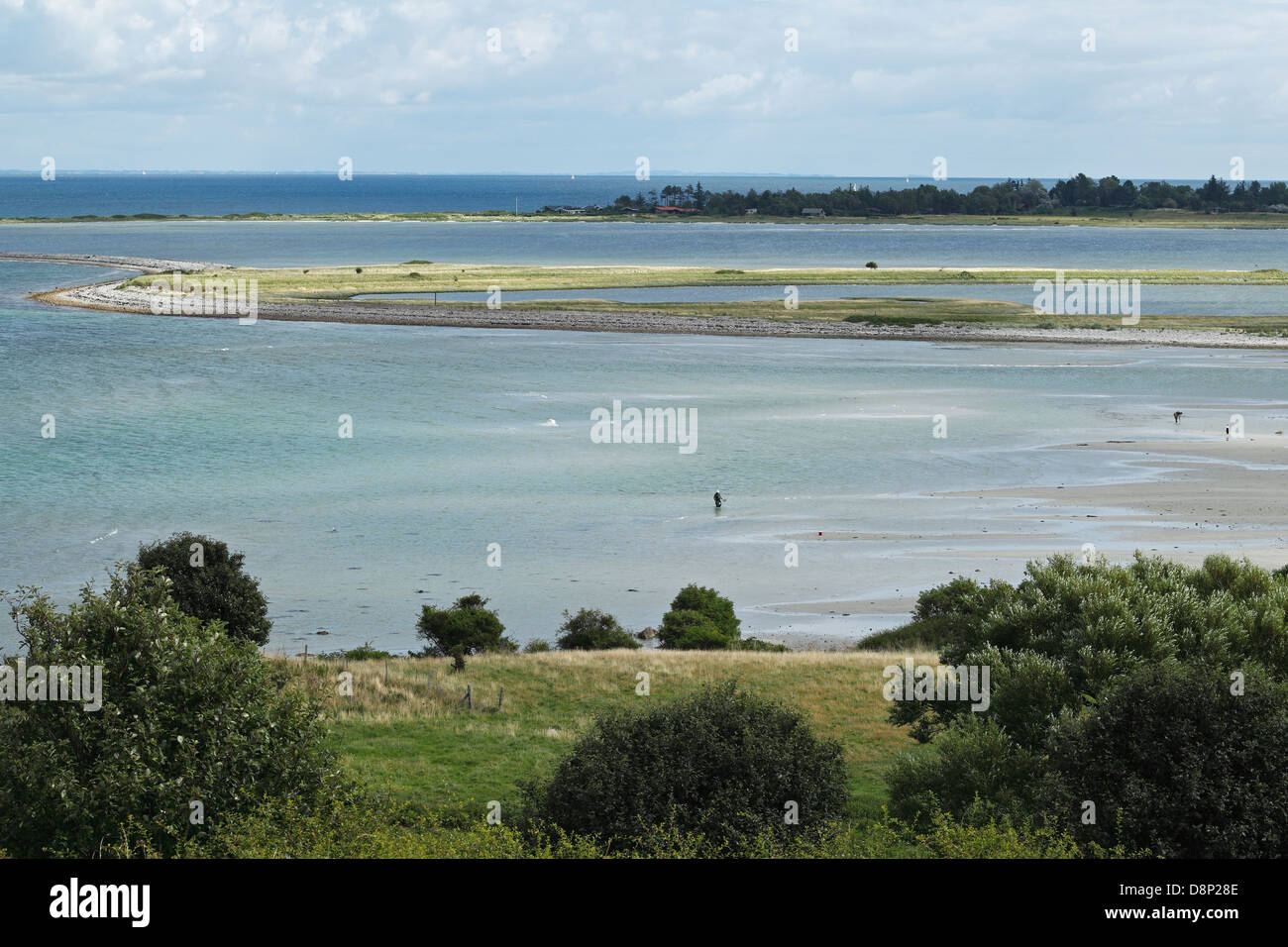 Fyns Hoved. Head of Funen, Denmark. Moraine landscape with tickets ...
