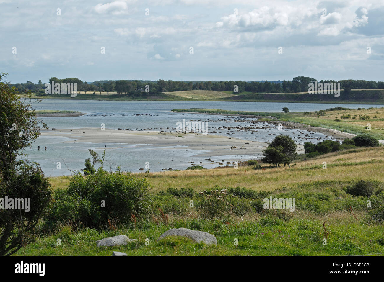 Fyns Hoved. Head of Funen, Denmark. Moraine landscape with tickets ...