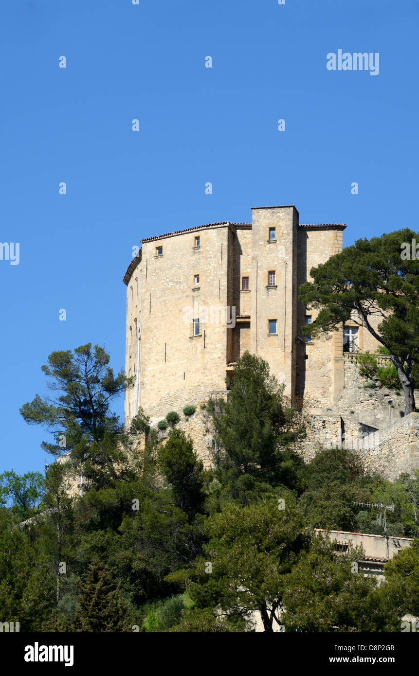 Meyrargues Château Provence France Stock Photo - Alamy