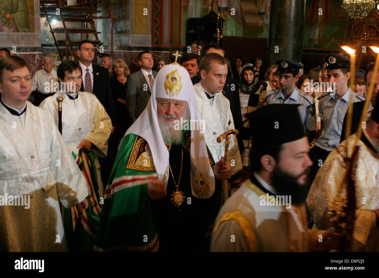 Athens, Greece. 1st June, 2013. Russian Orthodox Patriarch KIRILL I ...