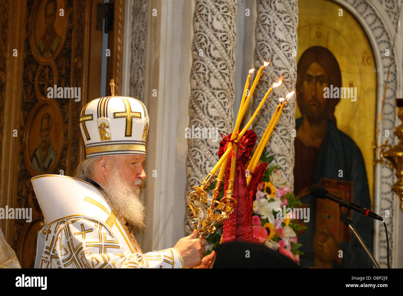 Athens, Greece. 1st June, 2013. Russian Orthodox Patriarch KIRILL I ...