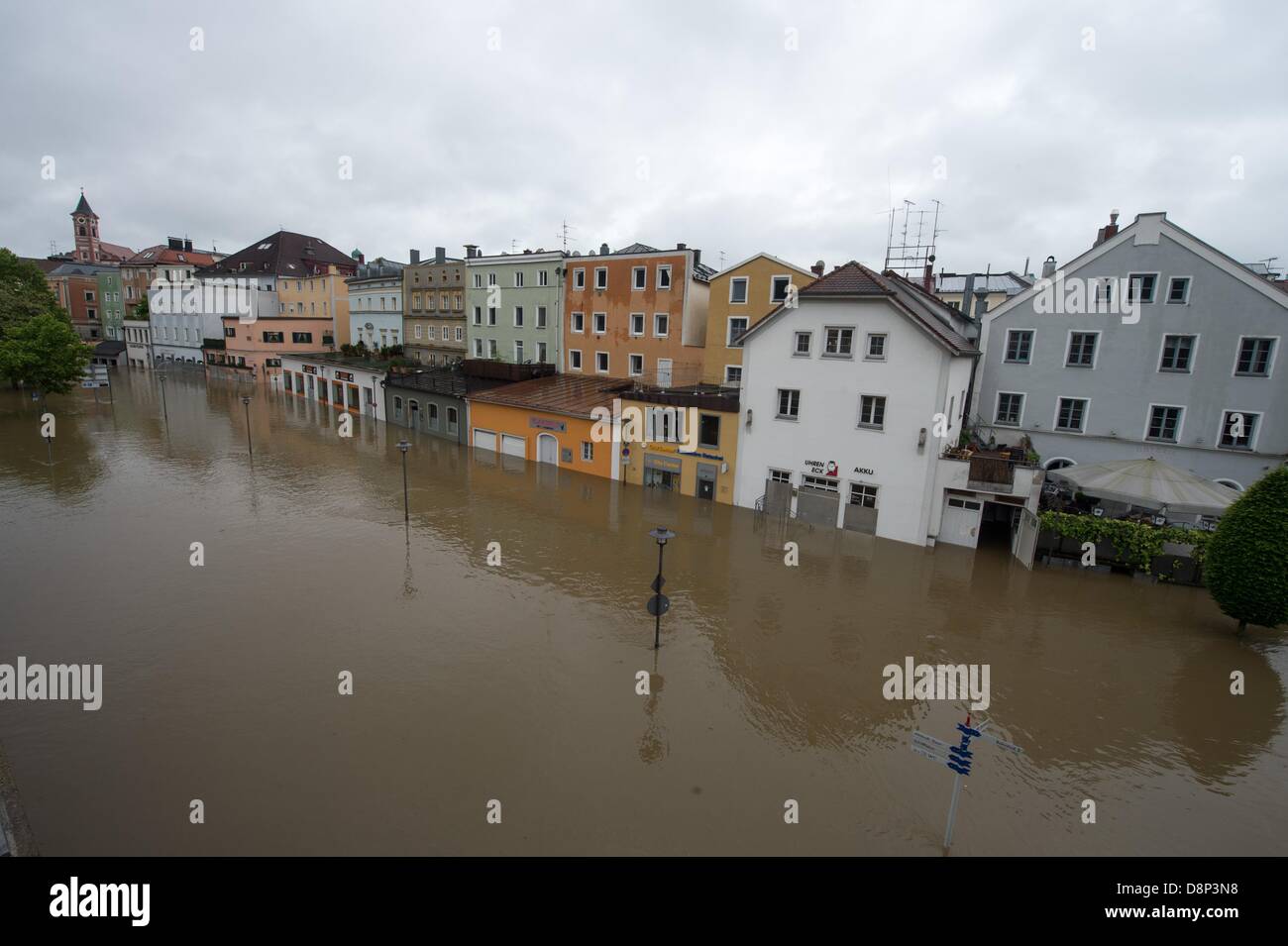 Passau flooded in june 2013 hi-res stock photography and images - Alamy