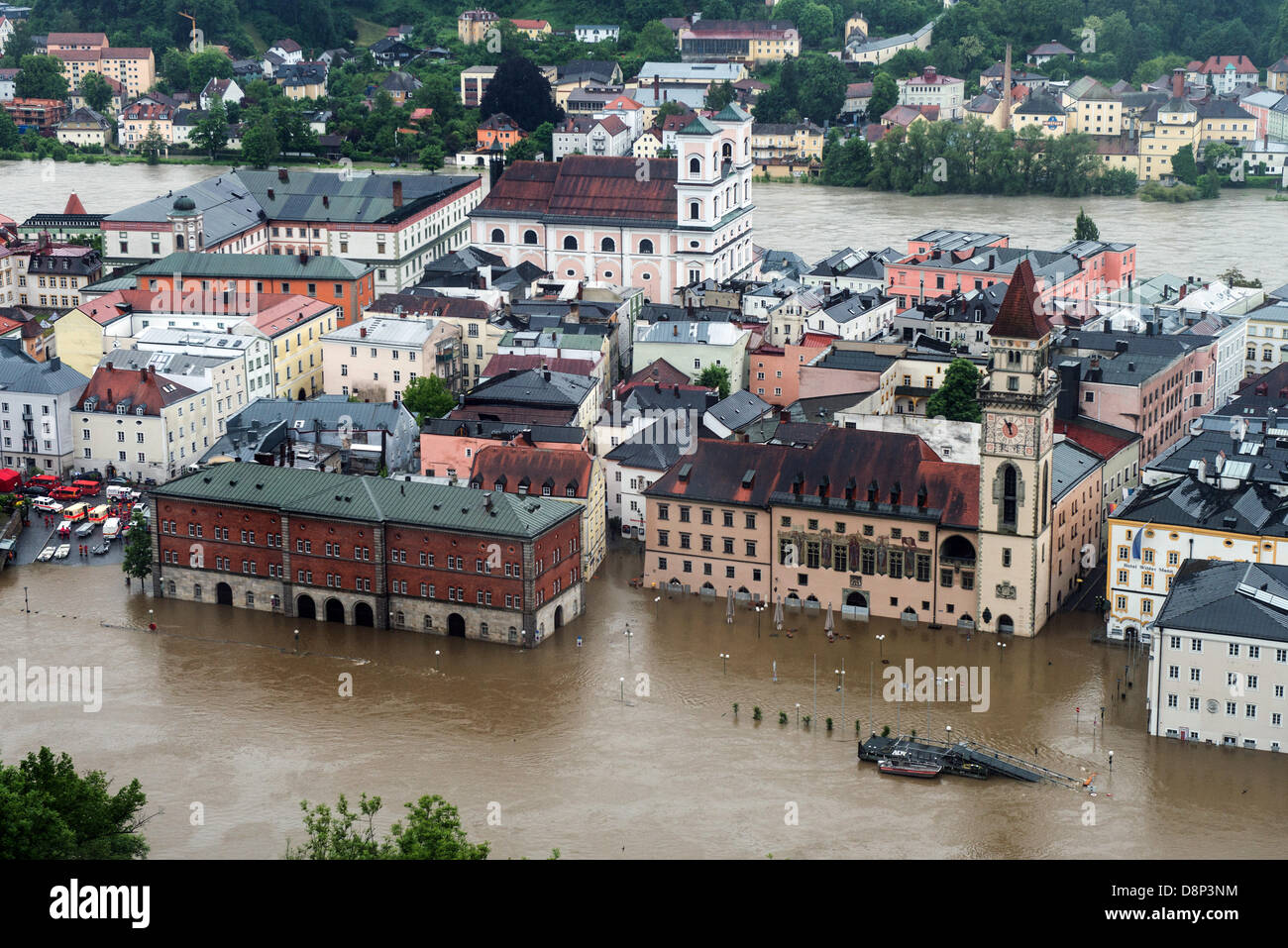 Passau flooded in june 2013 hi-res stock photography and images - Alamy