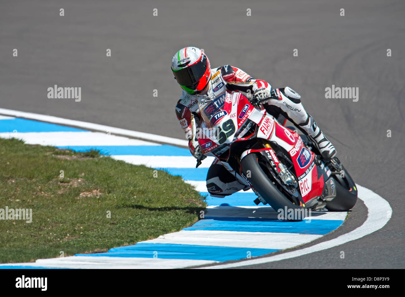 Niccolo canepa on the ducati superbike, 2013 Stock Photo - Alamy