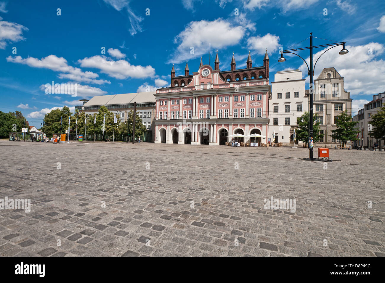 Rostock town hall hi-res stock photography and images - Alamy