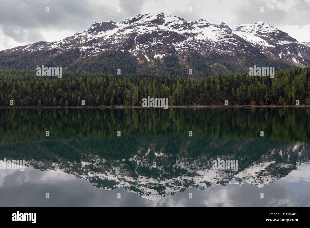 Lake St. Moritz , Switzerland. smaller lake of the Upper Engadin valley ...