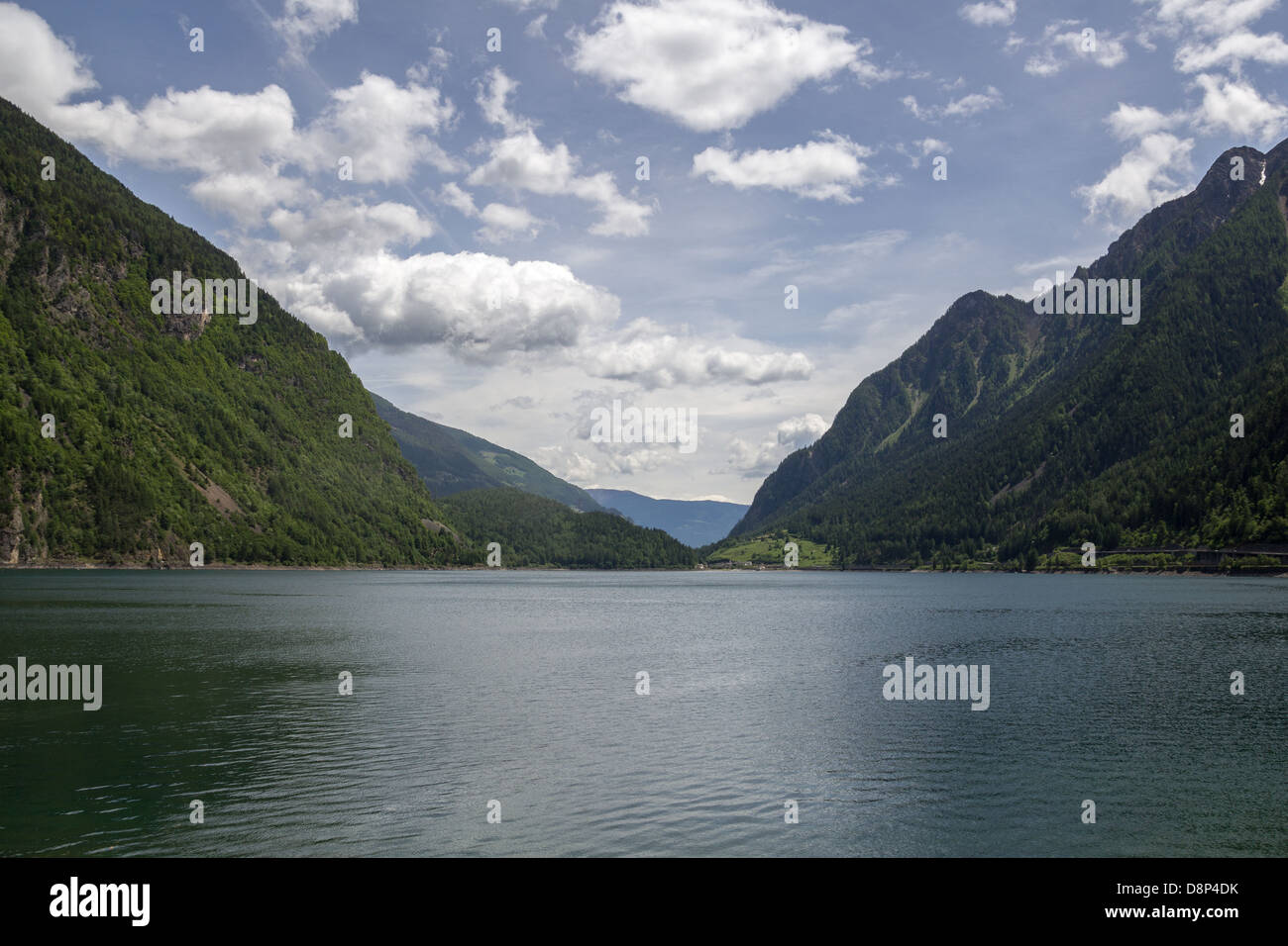 Lago di Poschiavo is a natural lake in the Poschiavo valley in the ...