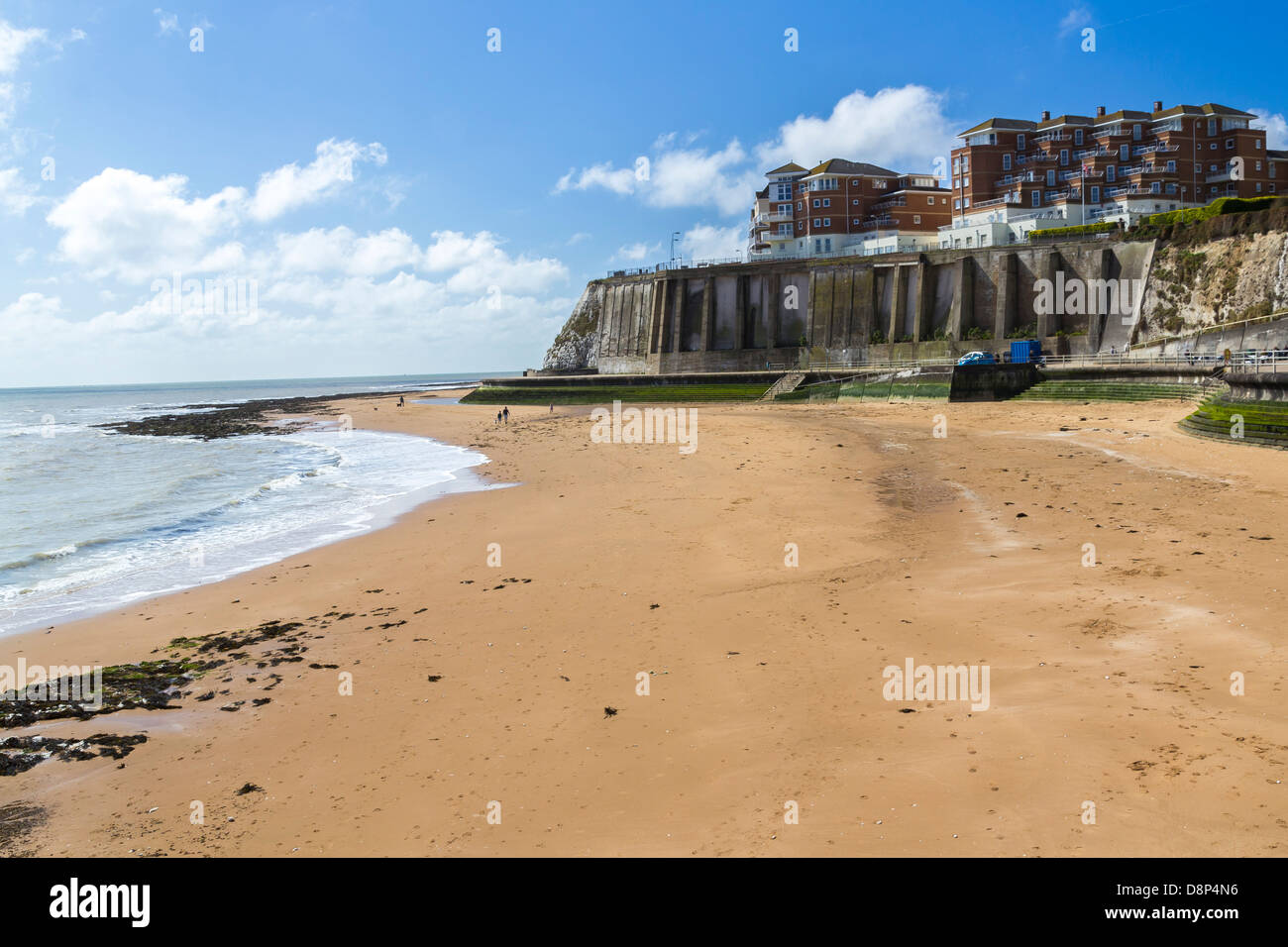 Beach at Louisa Bay Broadstairs on the Isle of Thanet, Kent England UK ...