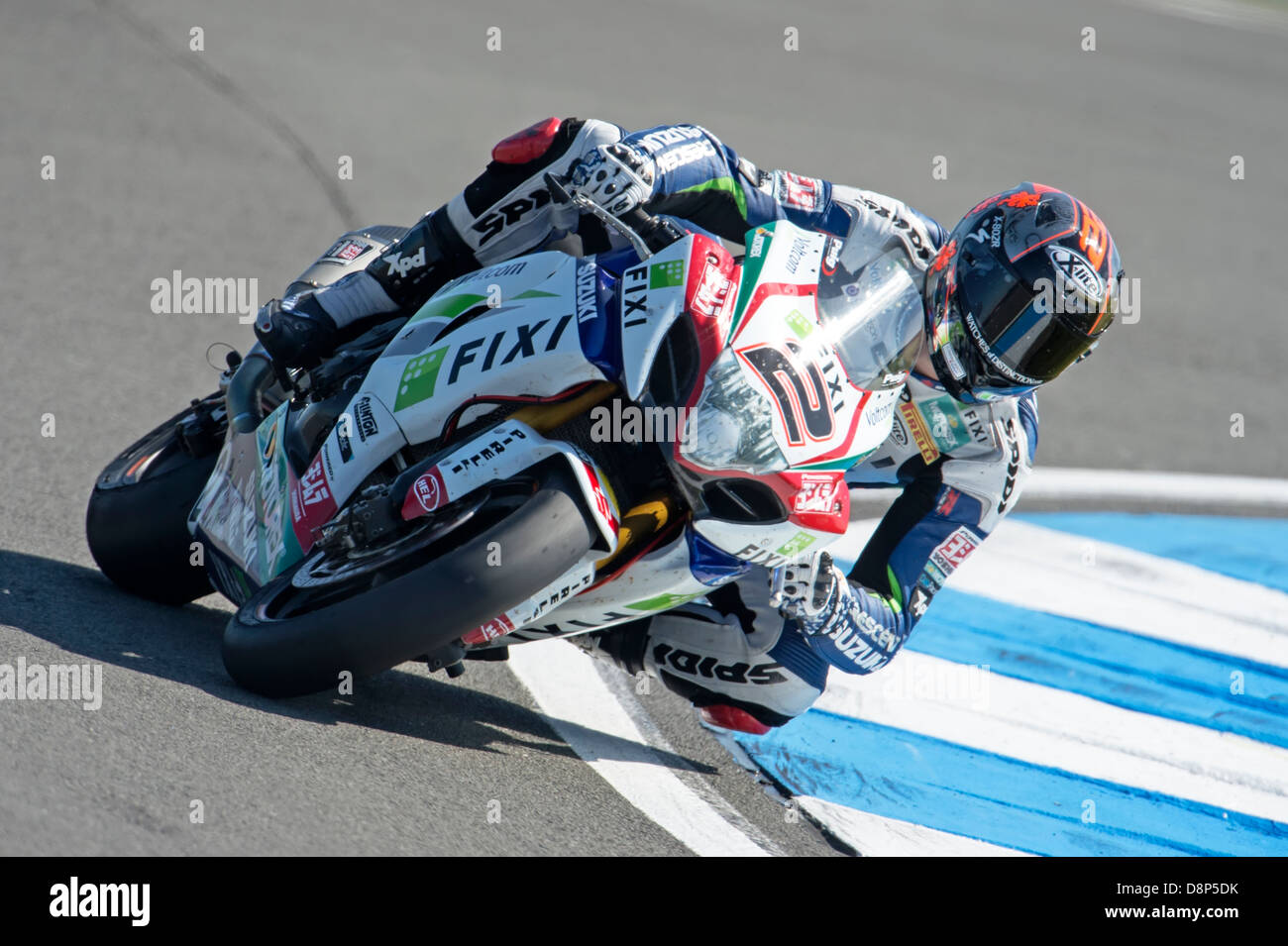 leon camier on the suzuki superbike, 2013 Stock Photo - Alamy