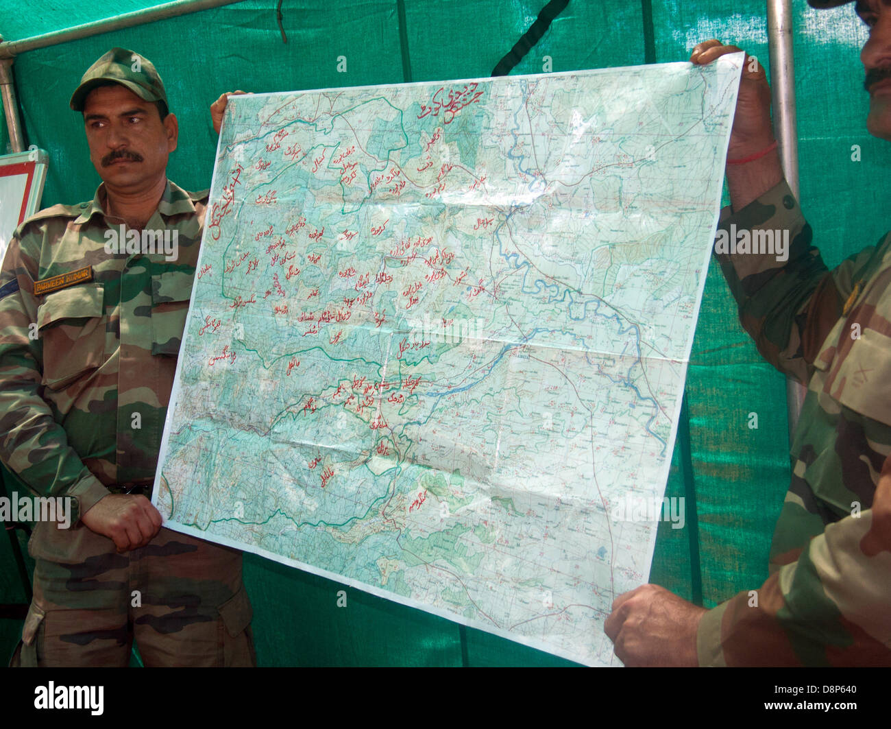 Military map of india hi-res stock photography and images - Alamy