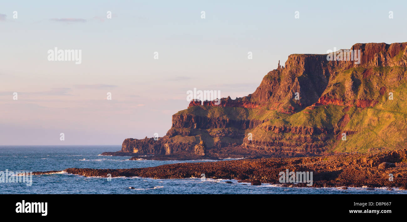 A photograph of the Giant's Causeway, County Antrim, Northern Ireland ...