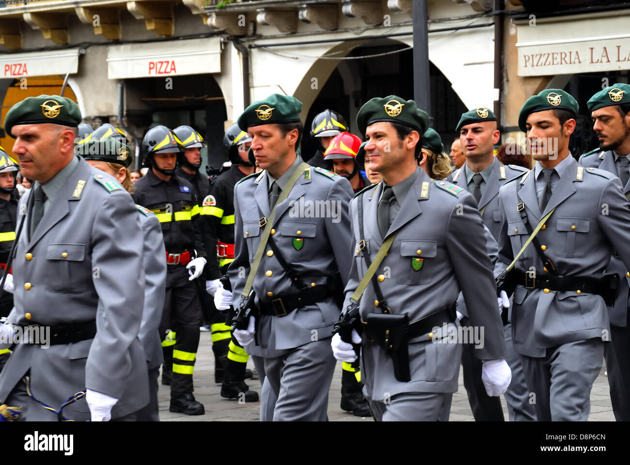 Padua, Italy. 2nd June, 2013. military parade for the Italian Republic ...
