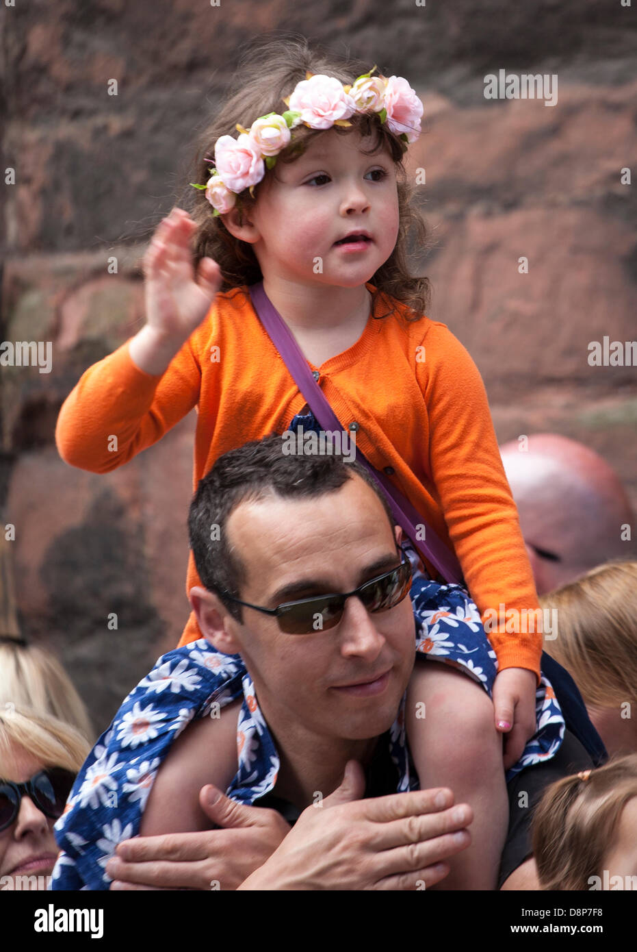 Chester, UK. 2nd June 2013. 60 Giants and their teams took part in the ...