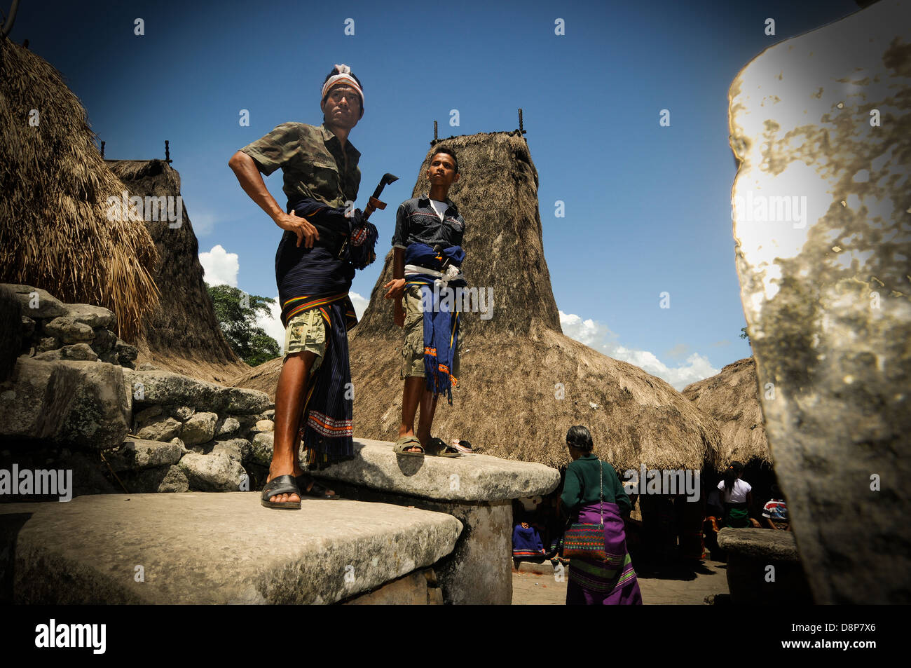 Traditional life on the island of Sumba in Indonesia Stock Photo - Alamy