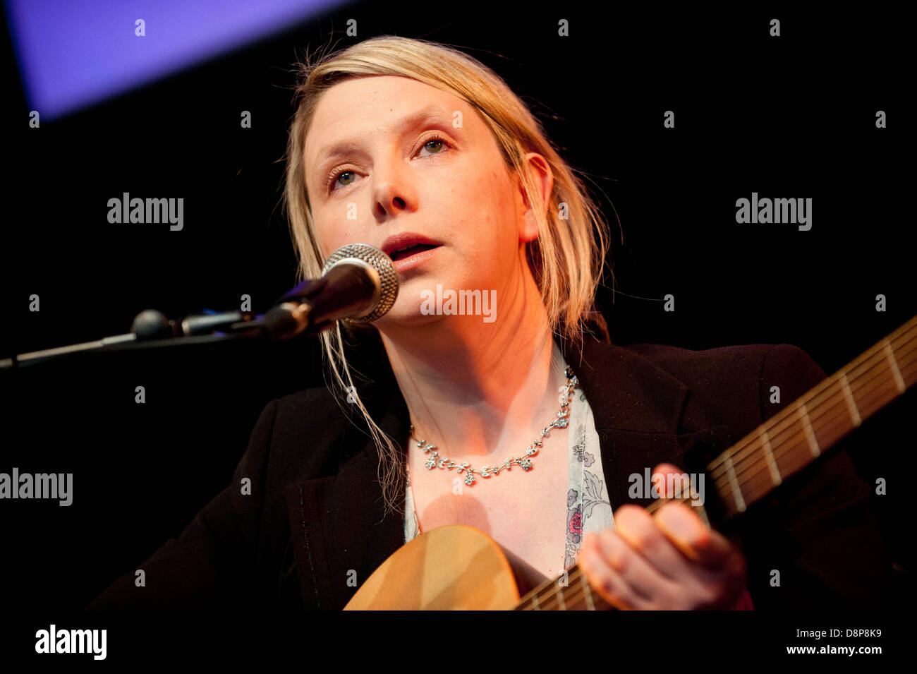 Hay on Wye, Wales, UK, Saturday 1 June 2013 Pictured: Fflur Dafydd ...
