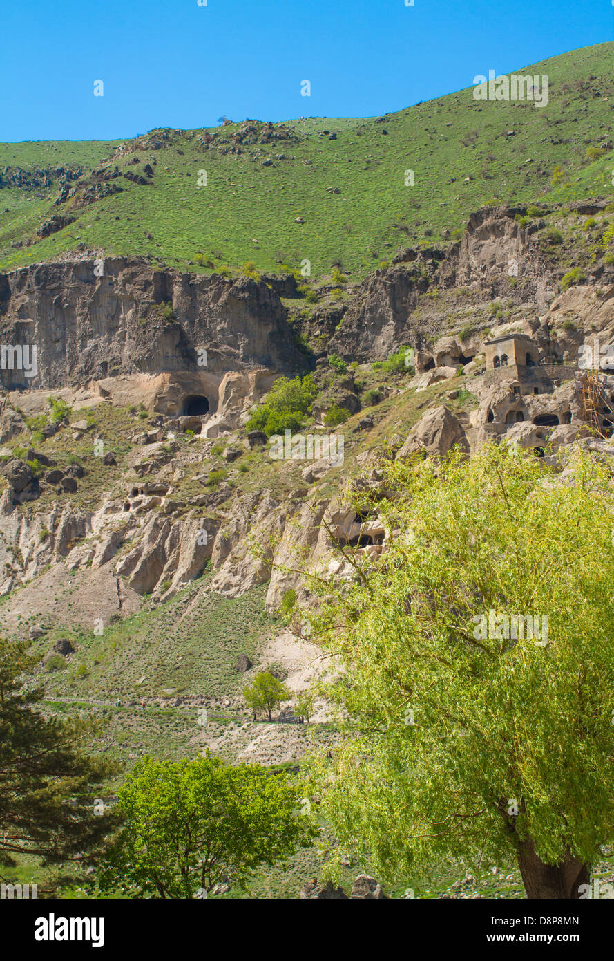 medieval cave city monastery Vardzia,Georgia,Transcaucasus Stock Photo ...
