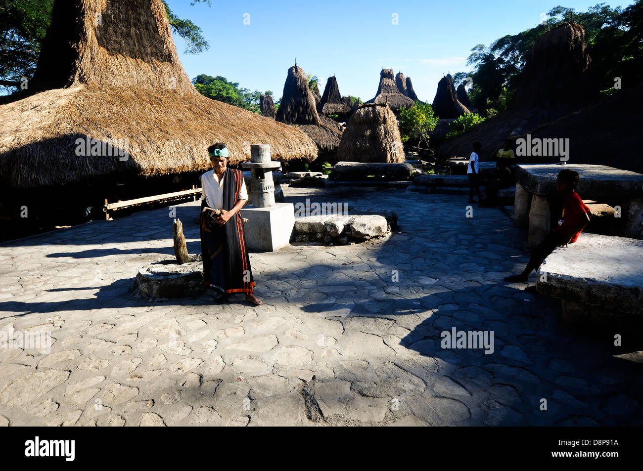 Traditional life on the island of Sumba in Indonesia Stock Photo - Alamy