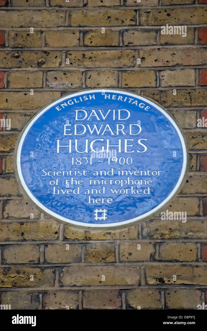 english heritage blue plaque marking a home of scientist and inventor ...