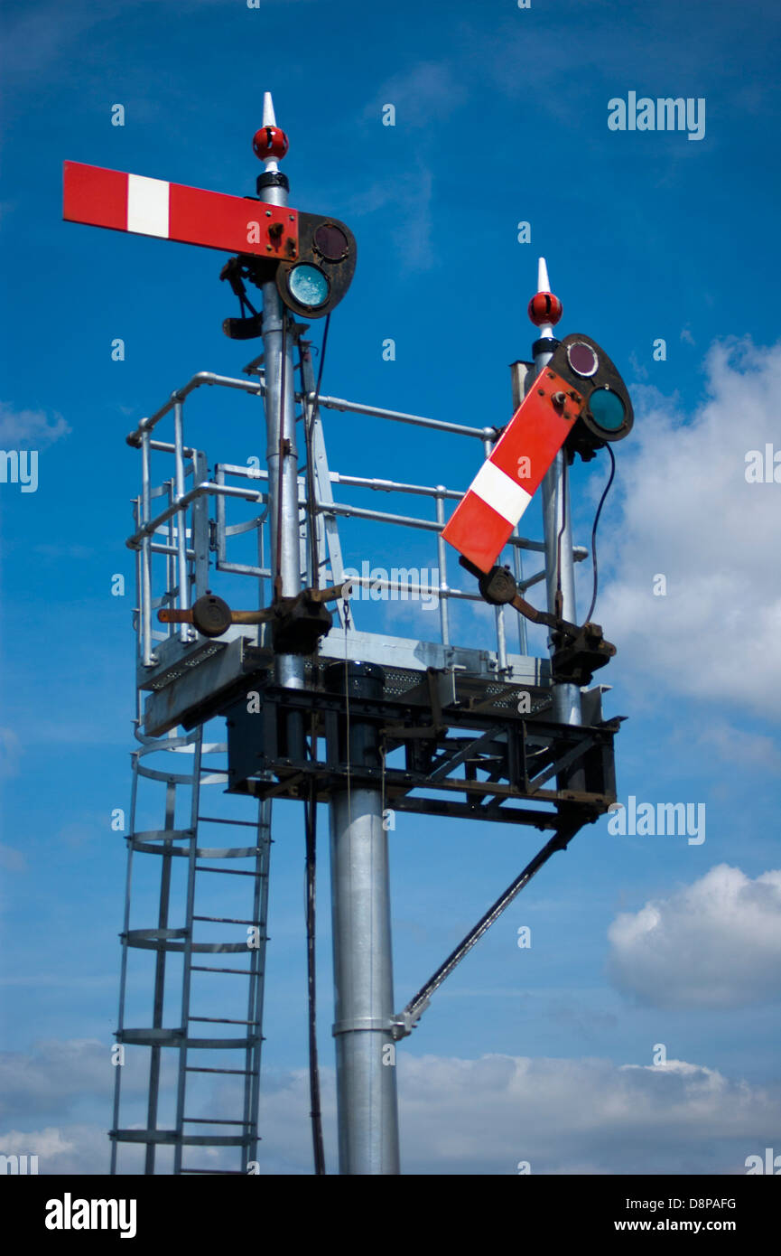 British railway semaphore signals hi-res stock photography and images ...