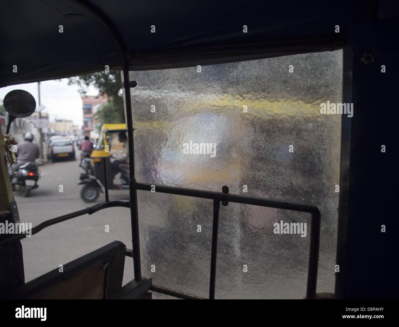Inside auto rickshaw india hi-res stock photography and images - Alamy