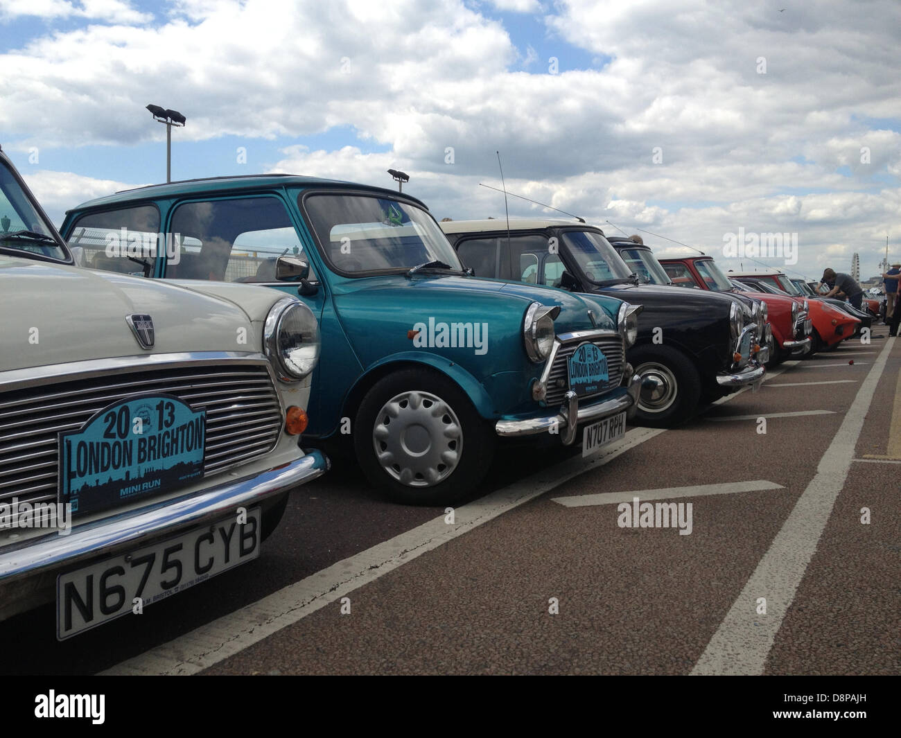 Old and new minis hi-res stock photography and images - Alamy