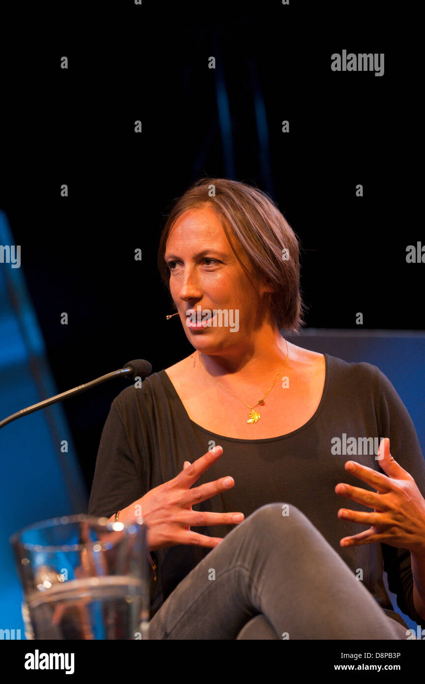 Hay-on-Wye, UK. 2nd June 2013. Miranda Hart, actress and comic writer ...