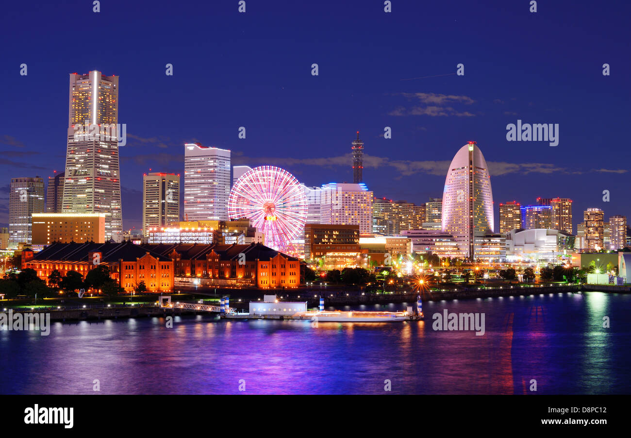 Skyline of Yokohama, Japan Stock Photo - Alamy