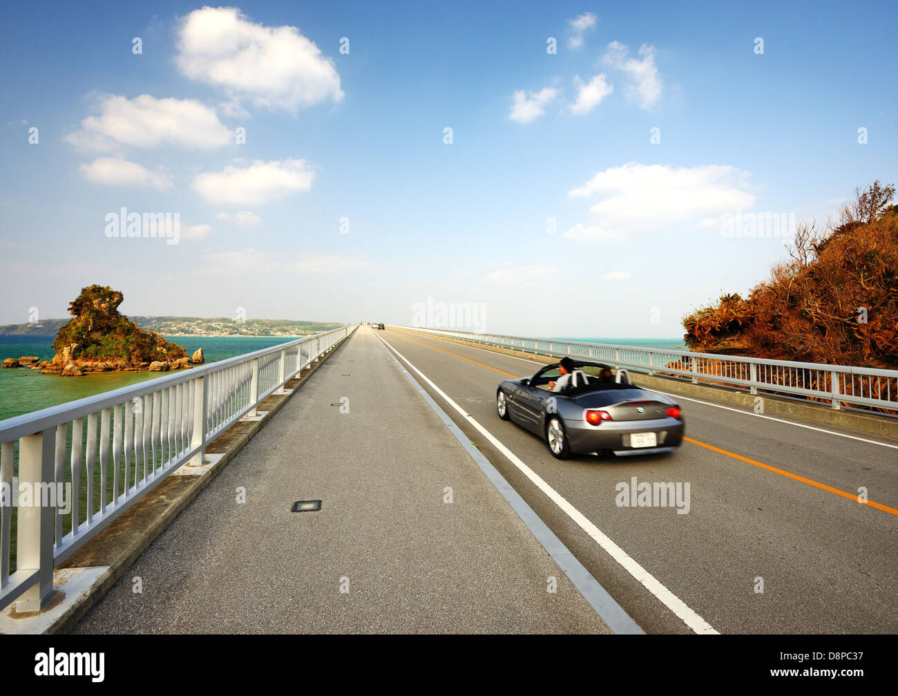 Kouri Bridge in Okinawa, Japan Stock Photo - Alamy