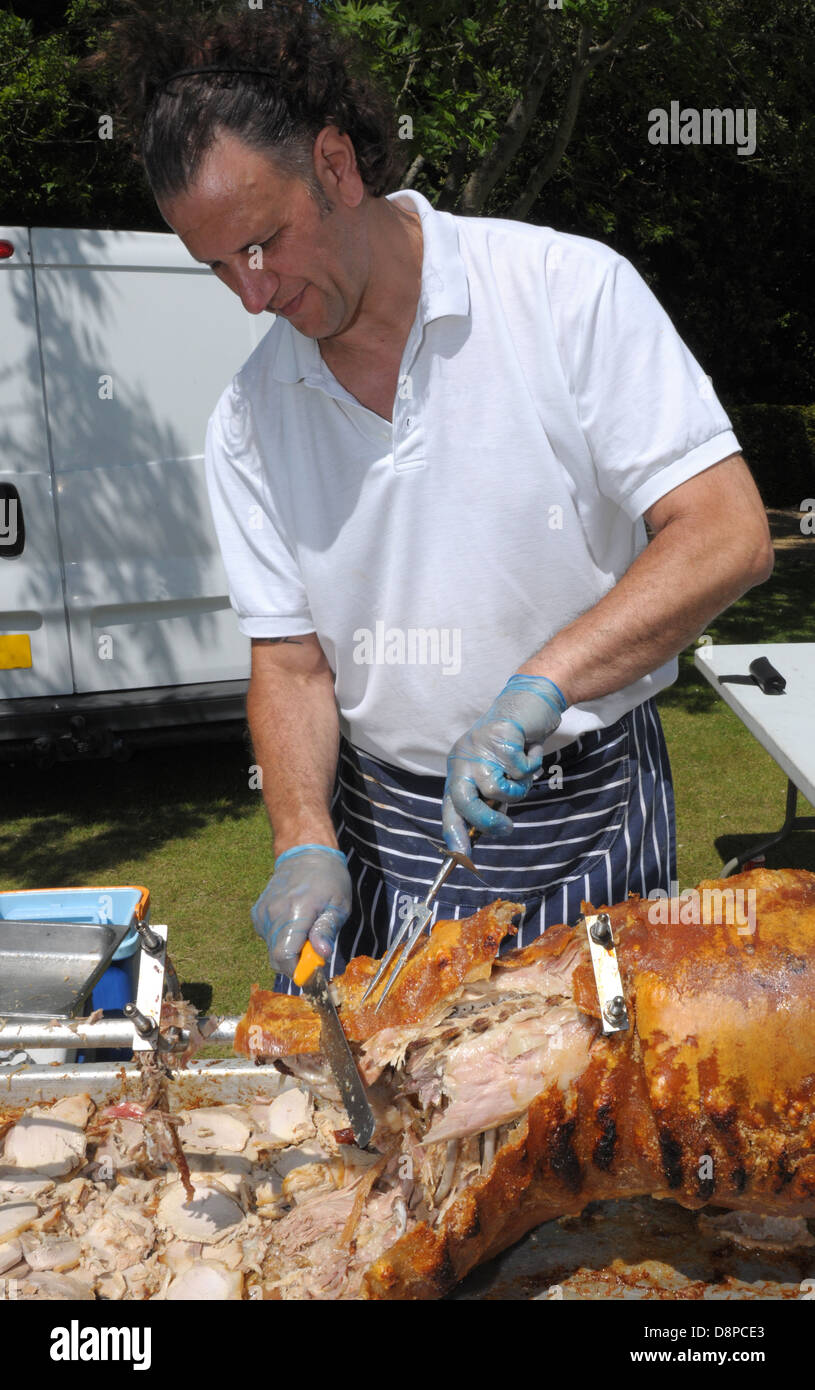 Hog roast hi-res stock photography and images - Alamy
