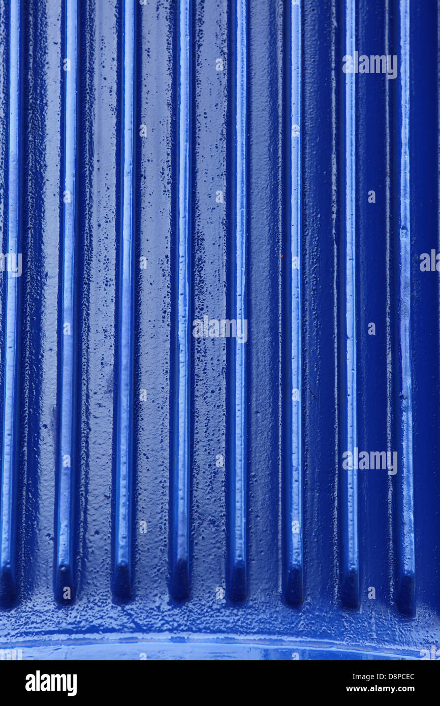 Blue metal wall texture or industrial background Stock Photo - Alamy